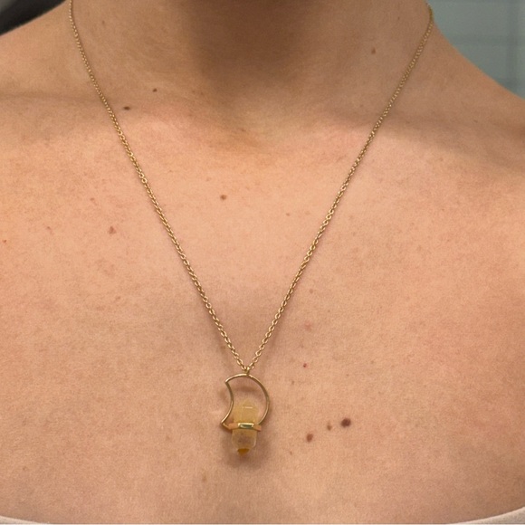 EARTHBOUND | Jewelry | Earthbound Trading Crescent Moon Crystal ...